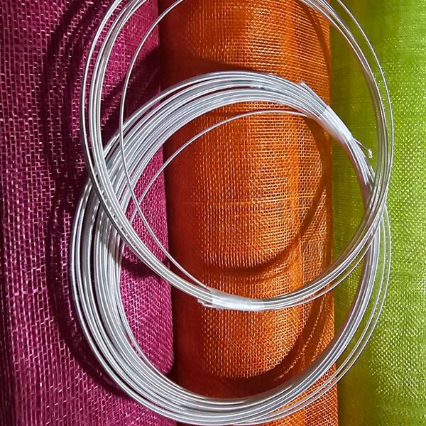 Millinery Wire - 1 Yd Metal Wire Bound With Rayon Thread - 20 Gauge ...