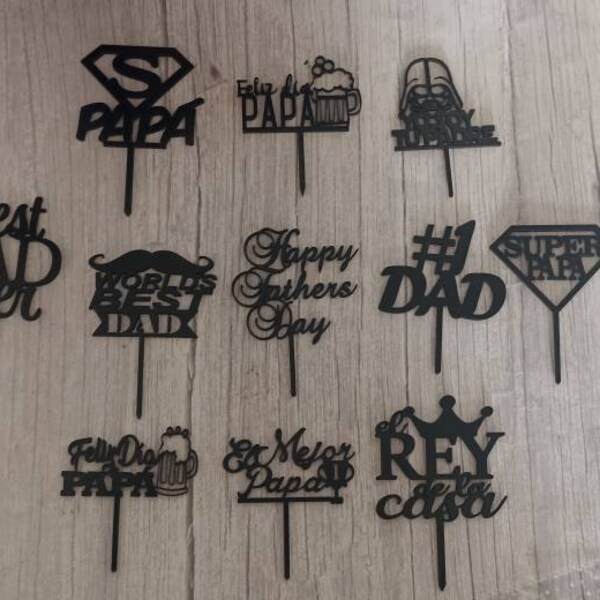 FATHER DAY TOPPER - Etsy