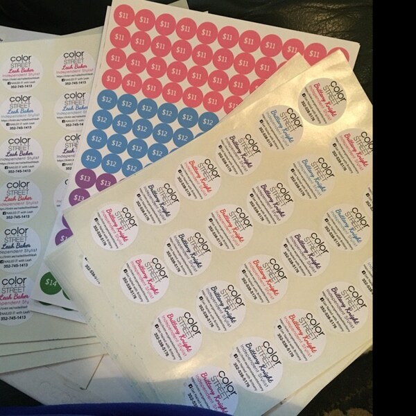 Consultant/stylist Labels, Stickers for Products, Promotional Items - Etsy