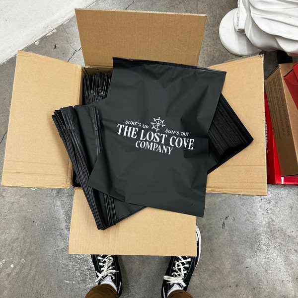 50-1000pcs Custom Matte Black Zip Lock Bags High Quality Plastic Bags Clothes Zip Bags for Poly ...