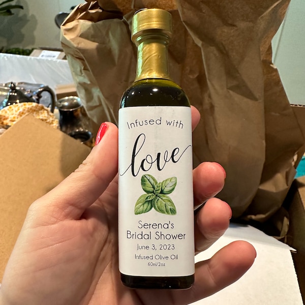 Olive Oil Party Favor | Infused Oil Favor | Olive You Favors | Olive ...