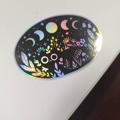 Calico Cat Vinyl Sticker / Cute Cat on a Sunflower / - Etsy