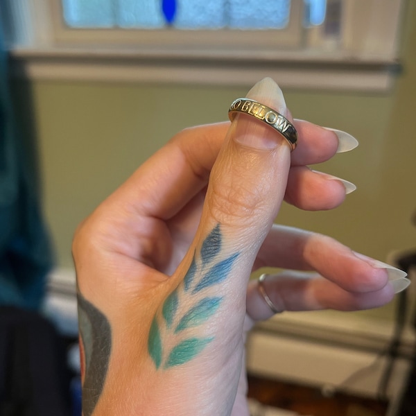 As Above so Below Band in Sterling Silver - Etsy