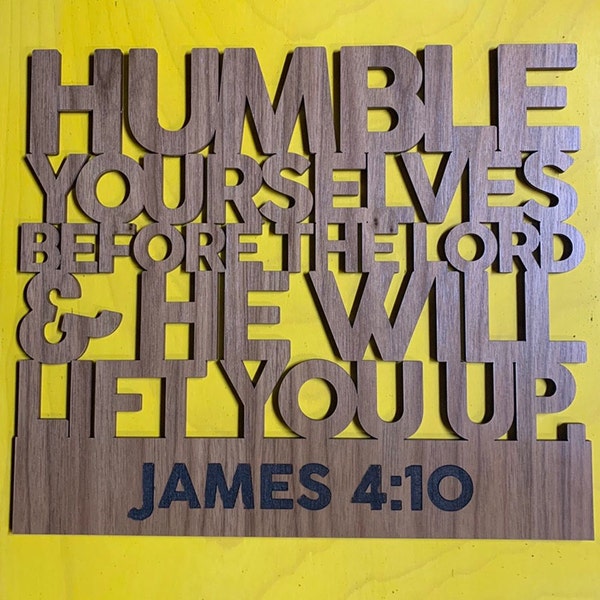 Set of 4 Bible Verse Cut Out Signs - Pdf + Svg + Dxf Laser Cut Files ...