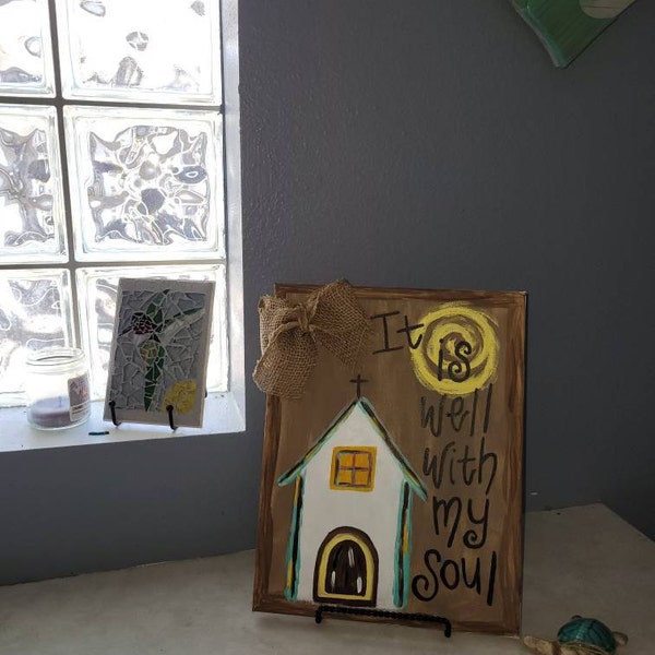 Hand-painted Holy Ghost Wooden Panel Art Decor - Etsy