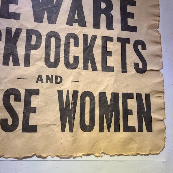 Prohibition Era Poster Al Capone U.S is Voted Dry Poster Aged Document ...