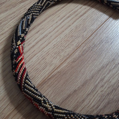 PDF Pattern for Bead Sea Snake Crochet Necklace and PNG File Jewelry ...