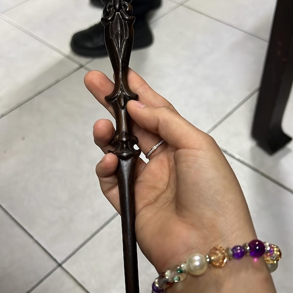 Handcrafted Wooden Magic Wand Set: Moon & Sun Angel Wands - Etsy
