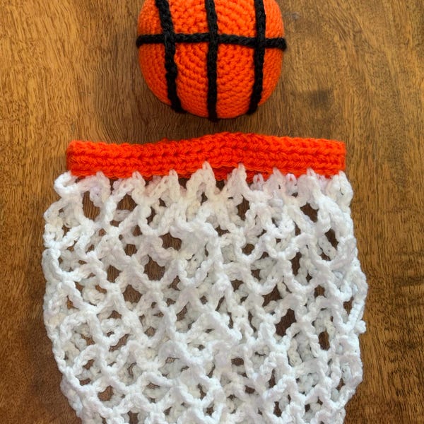 PATTERN ONLY Crochet Baby Basketball Net Cocoon Photography Photo Prop ...