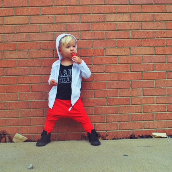 Baby Boy Solid Red Harem Pants: Etsy Kid's Fashion, Valentine's Day ...