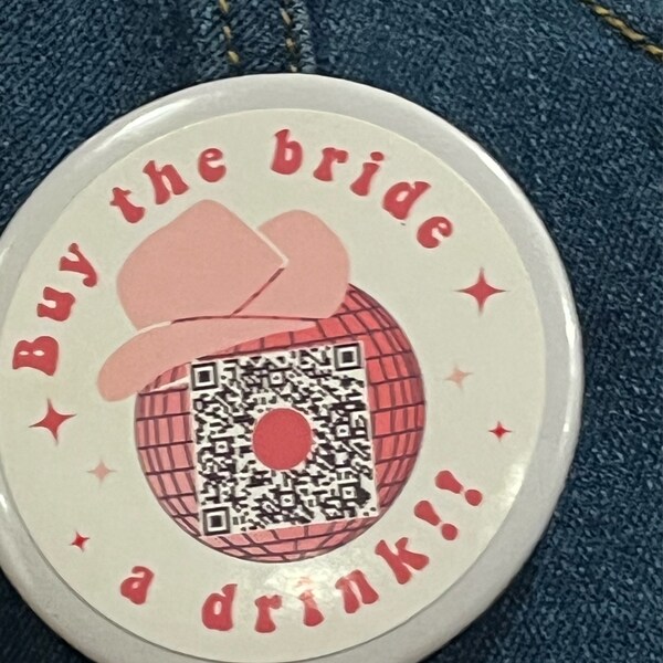 Buy the Bride a Drink Sticker | Venmo Sticker | Venmo QR Sticker ...