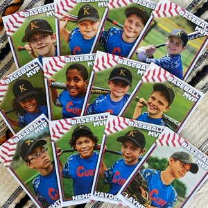 Baseball Trading Card Custom Printed Trading Card Personalized Baseball ...