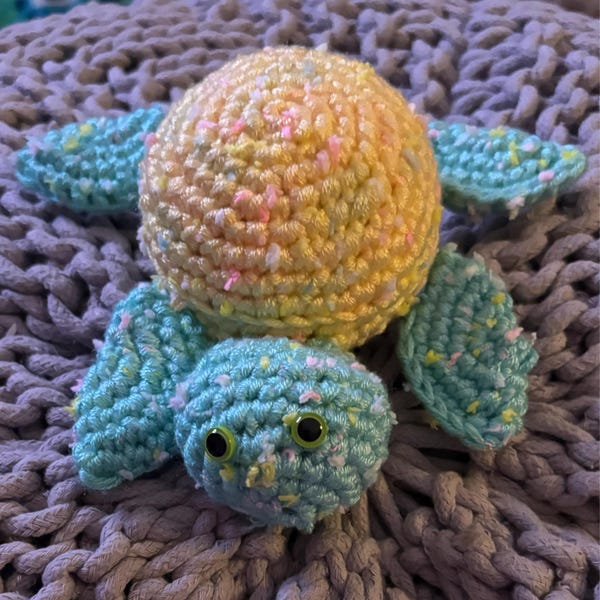 Fred the Sea Turtle | Crochet Pattern | PDF Download | Includes Follow ...
