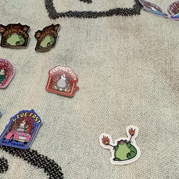 10 Pack Cow Mini Sticker Flakes / Tiny Cow Stickers to Fill Gaps on ...