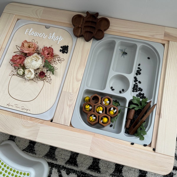 Flisat Flower Insert | Flisat Insert | IKEA Table | Montessori ...