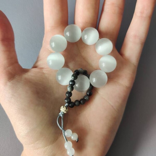 High Quality Cat Eye Finger Mala, Stress Relief Toy, Handheld Fidget ...