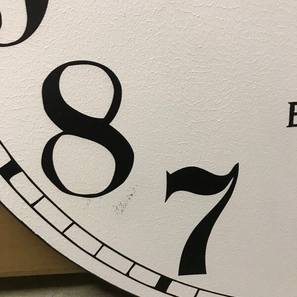 Hamilton White Wall Clock, Large Wall Clock, Choose From 8 Sizes. Extra ...