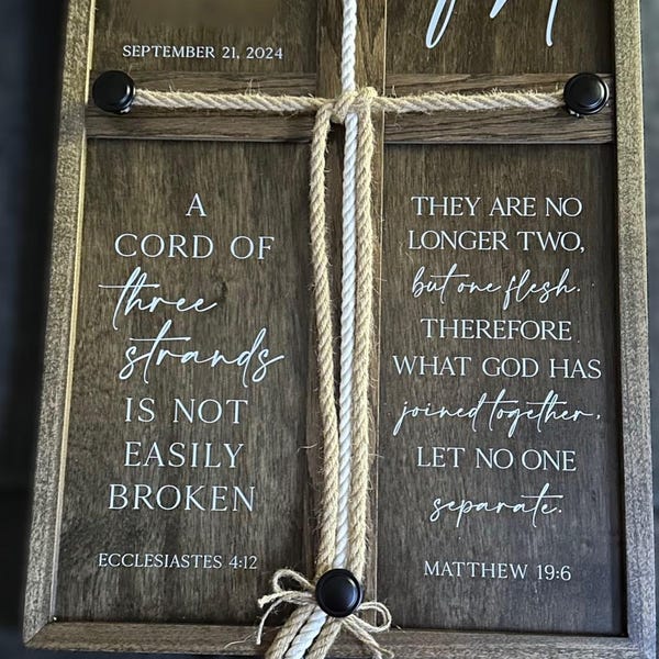 A Cord of Three Strands | What God Joined Together | Trinity Braid ...
