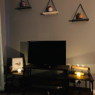 Rustic Floating Shelf, Scaffold Board Shelves, Rustic Shelving ...