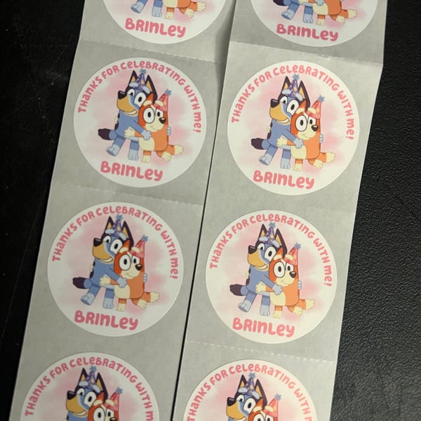 Bluey Cupcake Toppers ( Set of 12) (3 Inches Tall) Bluey Party ...