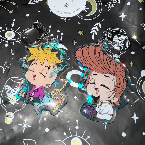 Thatch 4th Division Commander | One Piece Stickers | Anime Keychain ...