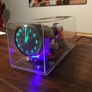 Oscilloscope Clock or Scope Clock New Design Century Font Wifi Included ...