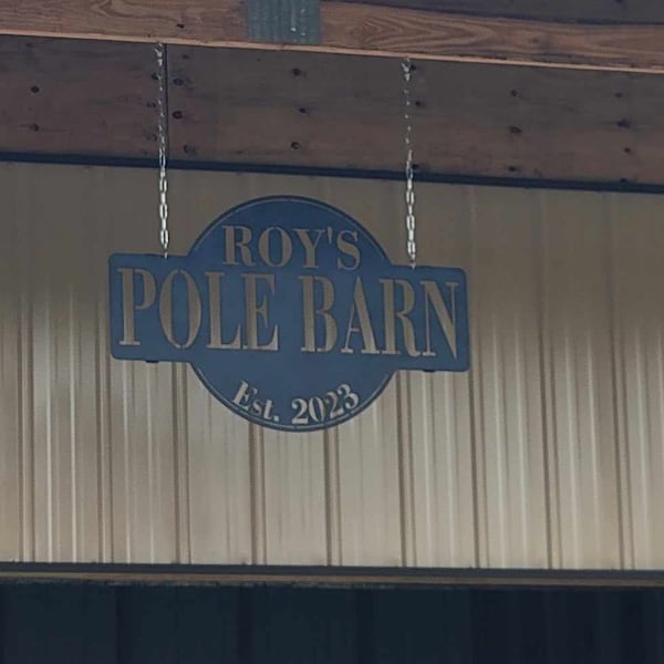 Custom Metal Barn Sign: Personalized Farmhouse Style, Aluminum - Etsy