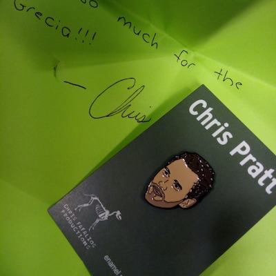 Chris Pratt Enamel Pin LIMITED EDITION Pin Treat Yo Self - Etsy