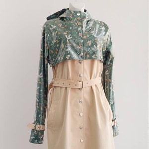 Stylish TPU Suit: Cropped Jacket and the Skirt. Clear Biker - Etsy