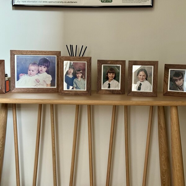 Solid Walnut Canvas Float Frame - Etsy UK