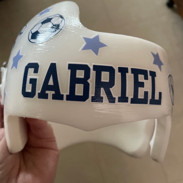 Sports Cranial Band Boy Decal Football Basketball Baseball Cranial ...