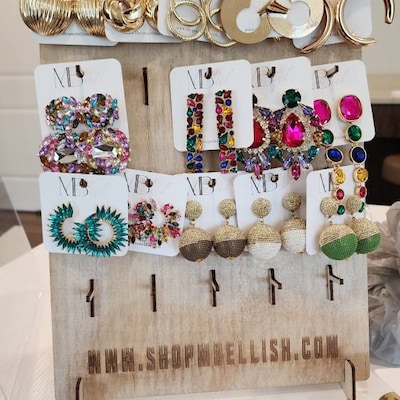 12 Slot Bookmark Display Physical Product Display for Craft Shows - Etsy