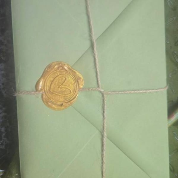 Wax Seal Letter, Scroll Letter, Handmade Love Letter, Custom Wedding ...