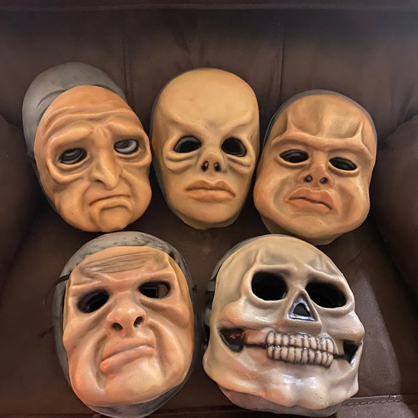 Twilight Zone Masks: Complete Set - Etsy