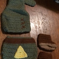 Wolf Diaper Cover Set, Gray Fox Diaper Cover Set, Crochet Diaper Cover ...
