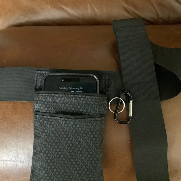 Classic Cotton - Cell Phone Pouch Belt (4 Fabric Choices) - Etsy