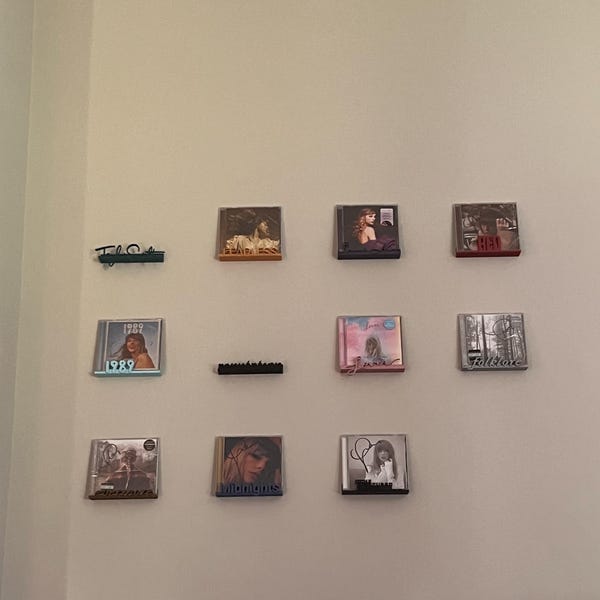 CD Wall Display for "lover" | Customized CD Wall Mount - Etsy