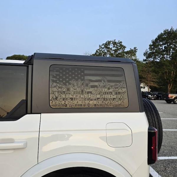 Fits 2010-2024 Toyota 4runner 3rd Quarter Side Windows Flower Line ...