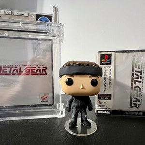 Solid Snake From Metal Gear Solid: the Twin Snakes Custom Pop Vinyl ...