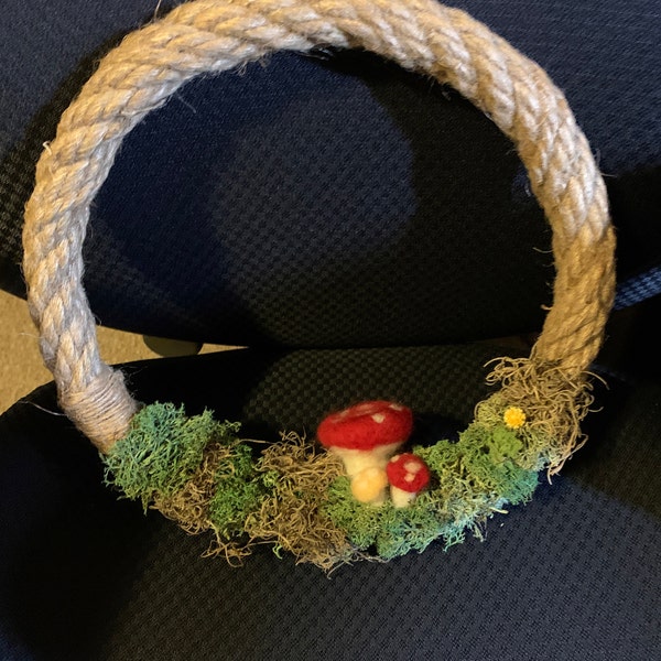 Luna Moth Felted Wool Sculpture Soft Fuzzy Cute Witchy Cottage Core ...