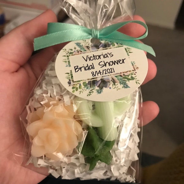 Mini Cactus Soap Favors - Succulent Soap - Succulent Party Favor ...