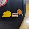 Cheese Enamel Pin for Fitted Hats, Pin for Bag, Pin for Backpack, Lapel ...