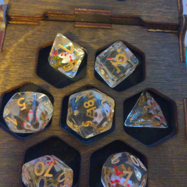 Koi Fish Dnd Dice Set for Dungeons and Dragons | D20 TTRPG Polyhedral ...