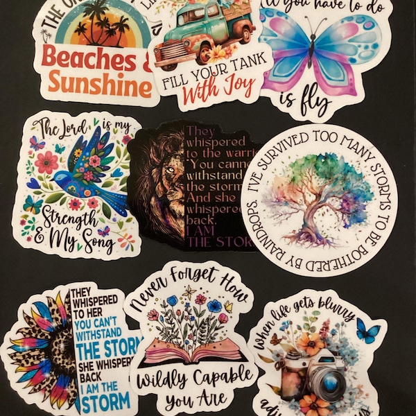 Just Pray Sticker, Bible Sticker Pack, Faith Stickers, Religious Decal ...