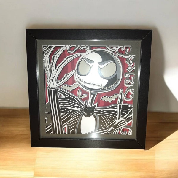 Movie Character Shadow Box Svg, Halloween Shadow Box SVG, Nightmare ...