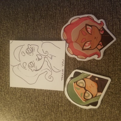 Splatoon Stickers Squid Sisters, off the Hook, Agents 3 and 8 - Etsy