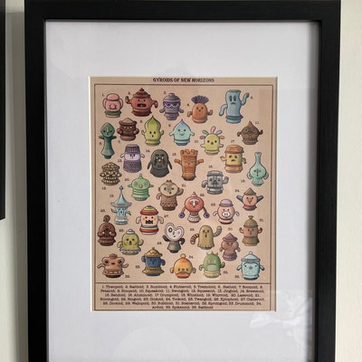 Gyroids of New Horizons Video Game Inspired Art Print - Etsy