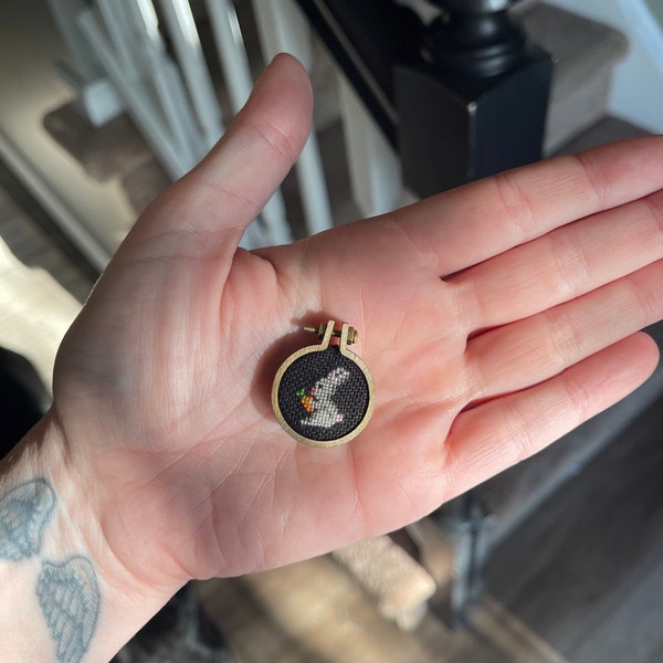 Crab Micro Cross Stitch - FINISHED PROJECT - Etsy