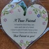 A True Friend Special Friend One of A Kind Friendship Wooden Gift Heart ...