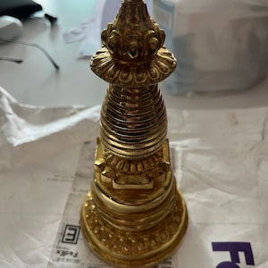 Hand Carved 24 Karat Gold Gilded Copper Alloy Fine Quality - Etsy